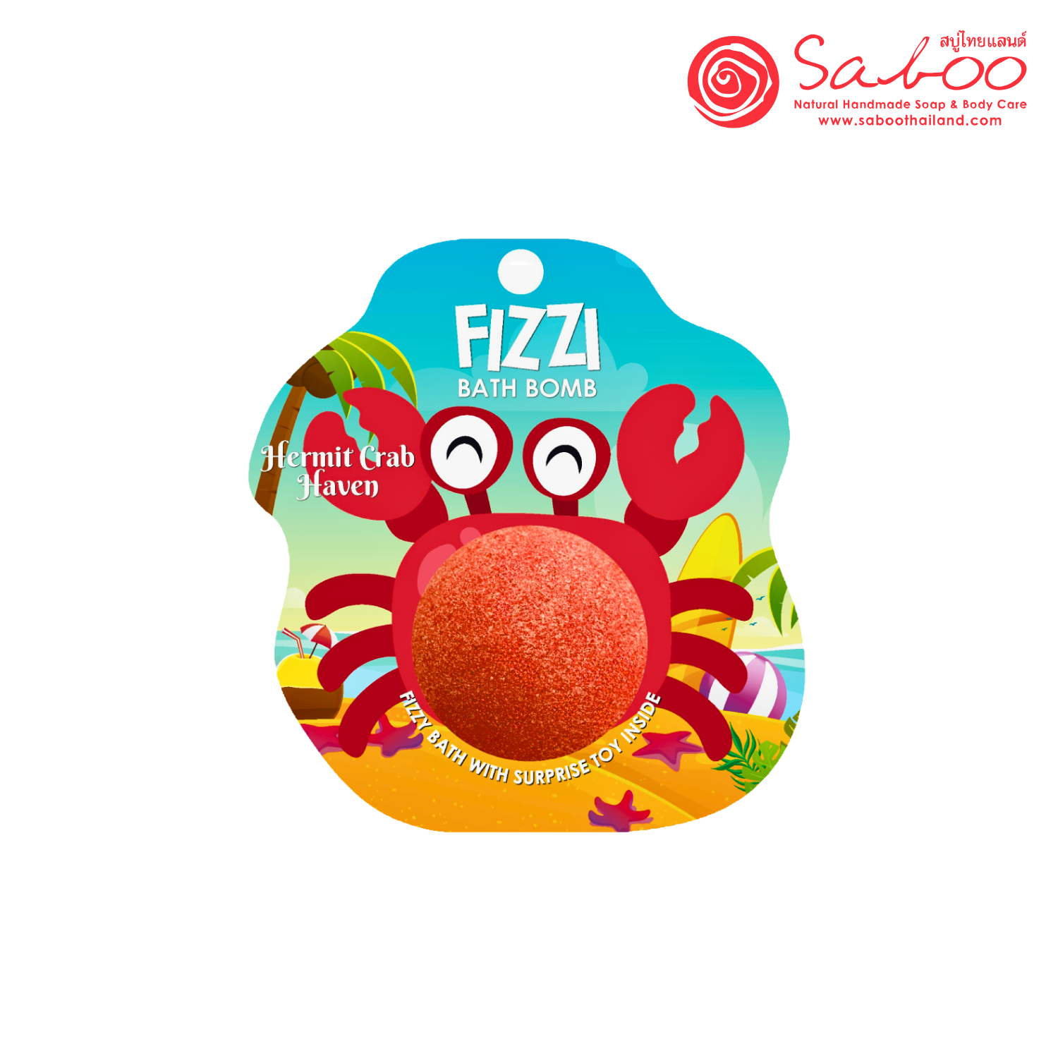 Fizzy Bath Bomb - Sea Animal Package - 100g - Hermit Crab Haven – Saboo ...